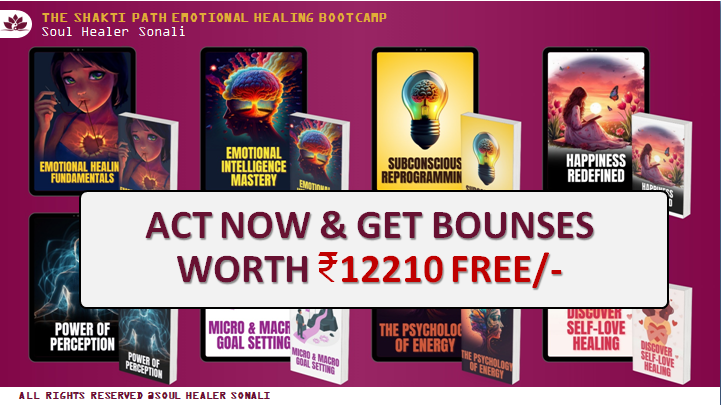 Shakti Path Emotional Healing Bootcamp - Soul Healer Sonali